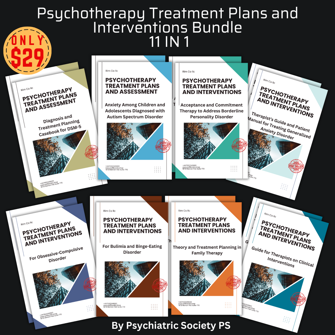 Psychotherapy Treatment Plans and Interventions - Bundle 11 IN 1 ...
