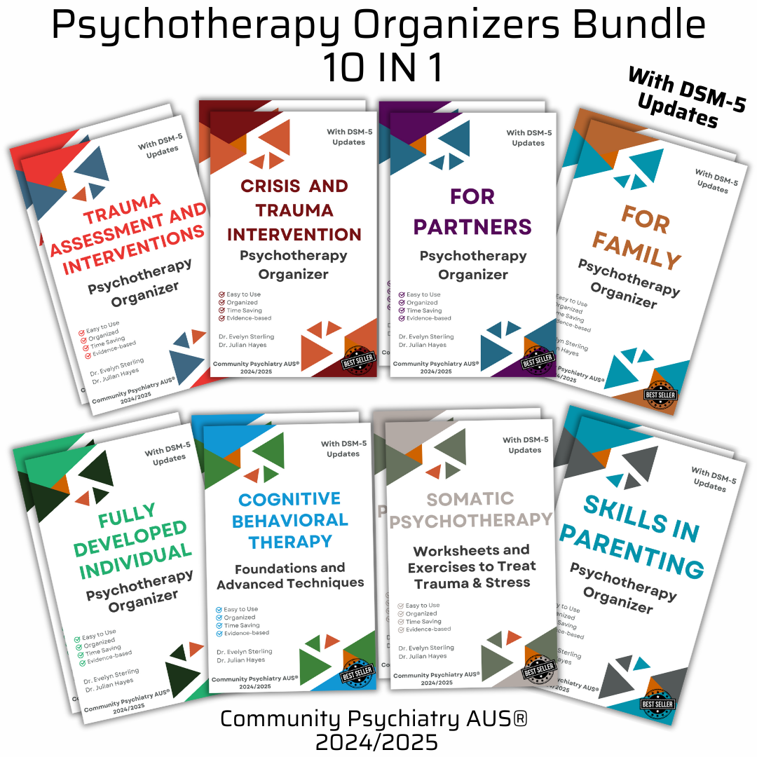 Psychotherapy Organizers Bundle 10 IN 1 - Community Psychiatry AUS ...